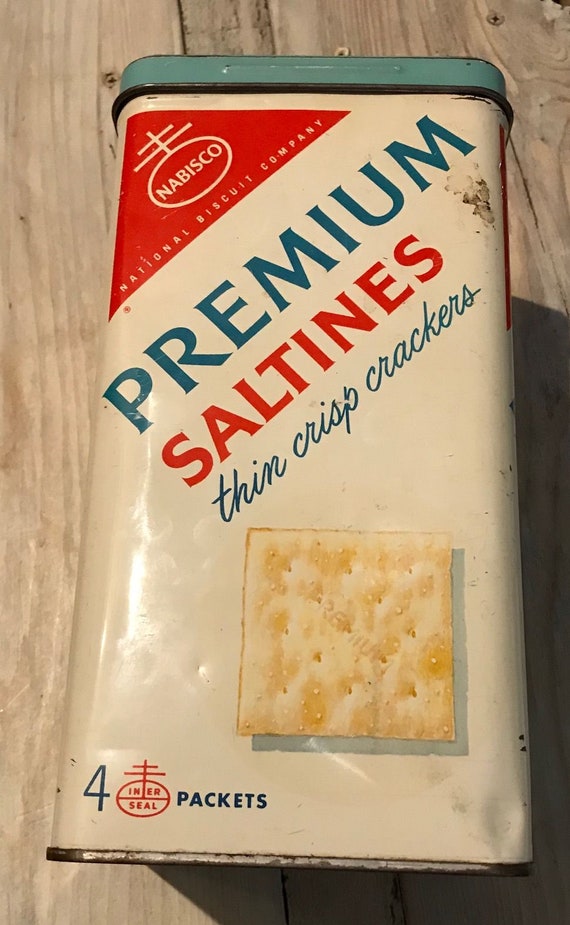 Nabisco Premium Saltines Tin - Etsy