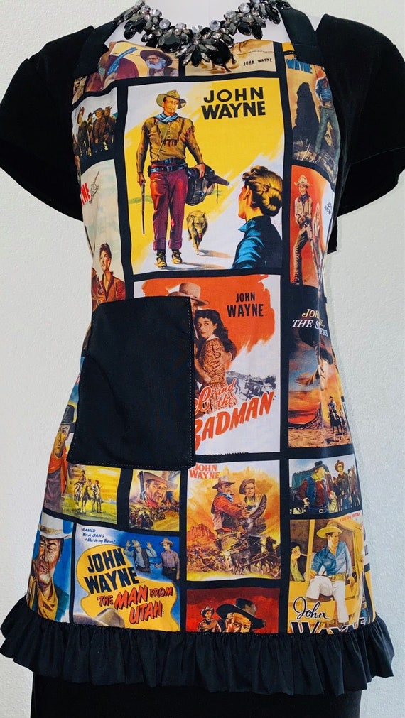 Womens John Wayne Apron | Etsy