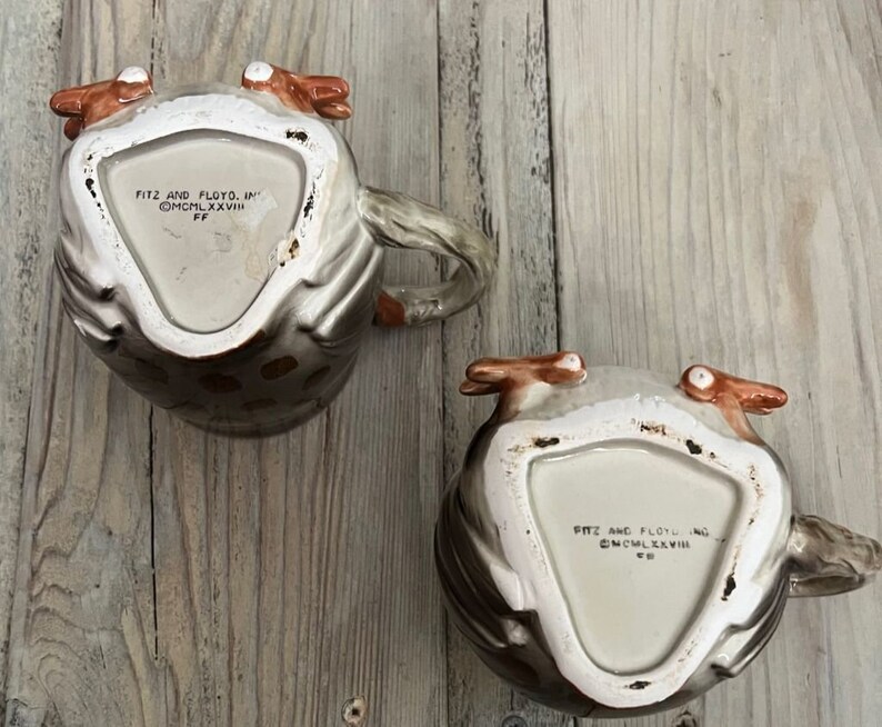 1978 Fitz & Floyd Cups 2 - Etsy