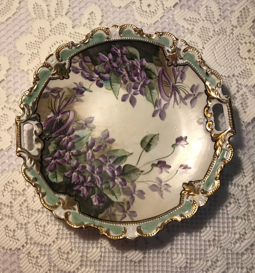 Limoges Hand Painted Plate - Etsy