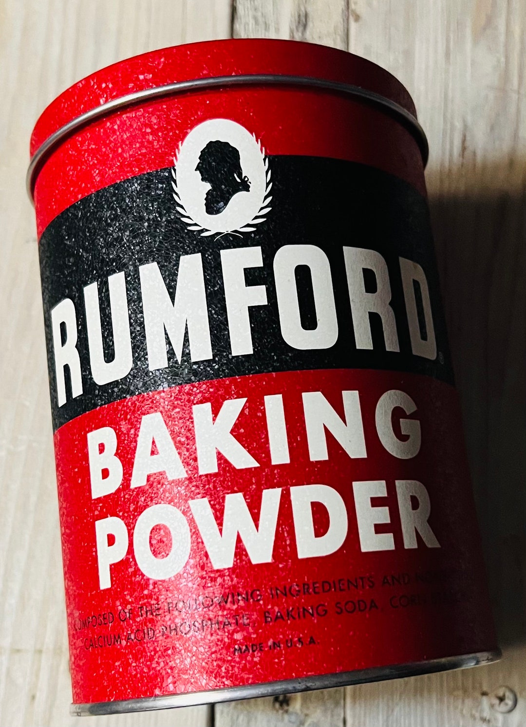 1993 Rumford Baking Powder Tin - Etsy