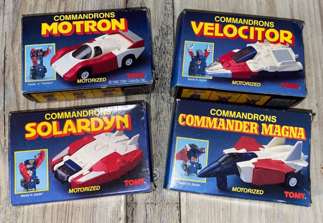 Mcdonald's 1985 Tomy Commandrons Canadian Happy Meal Toys - Etsy