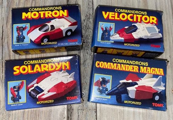 Mcdonald's 1985 Tomy Commandrons Canadian Happy Meal Toys | Etsy