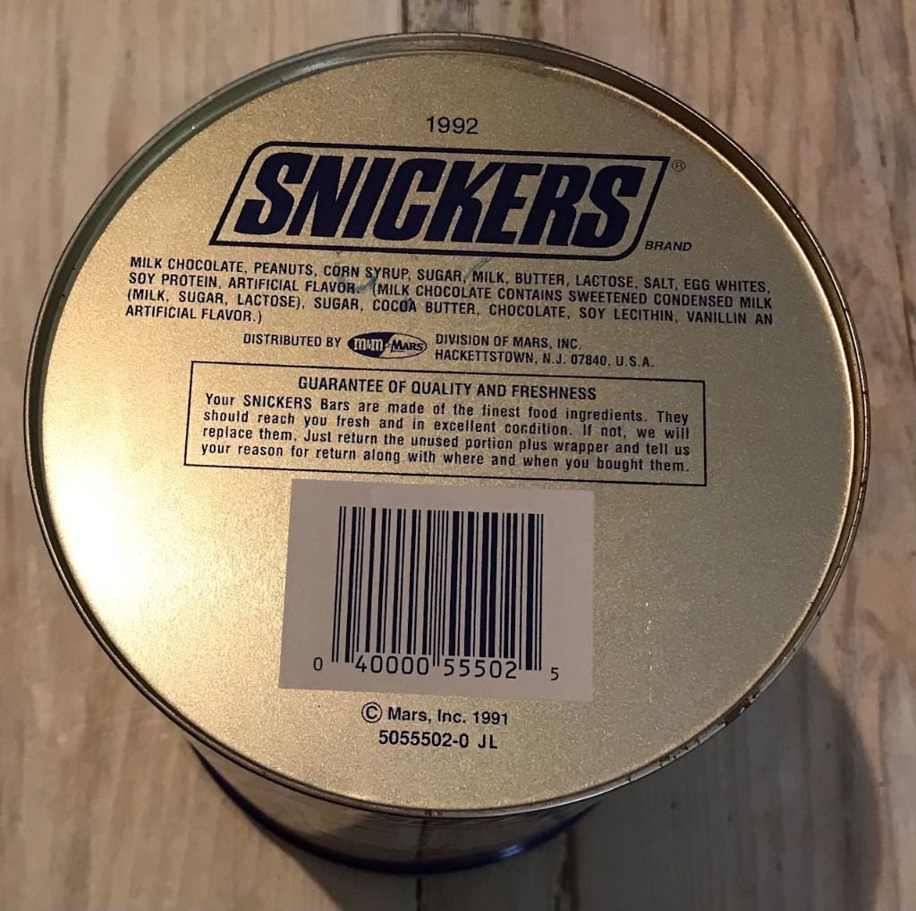 1992 Snickers USA Olympic Tin - Etsy