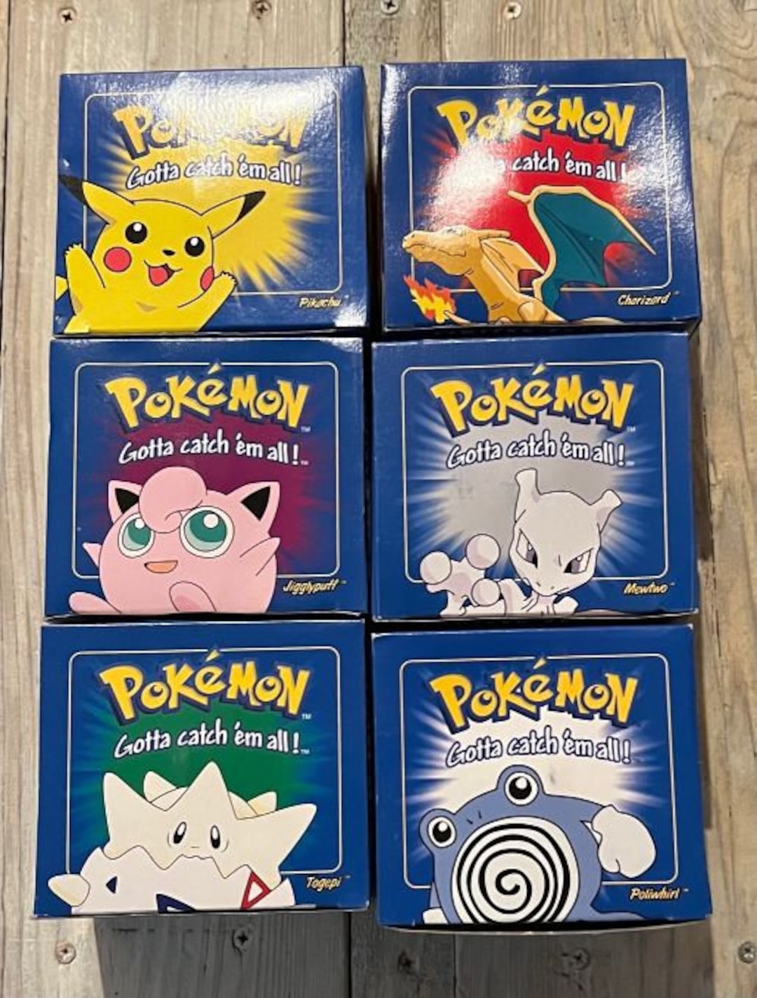 1999 Burger King Blue Pokemon Set 6 - Etsy