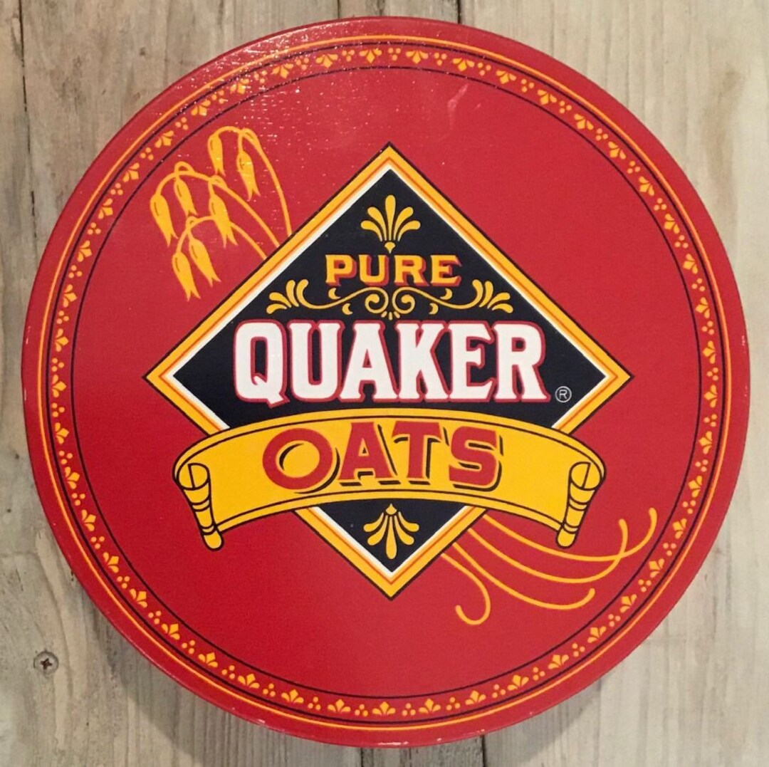 1983 Quaker Oats Tin - Etsy