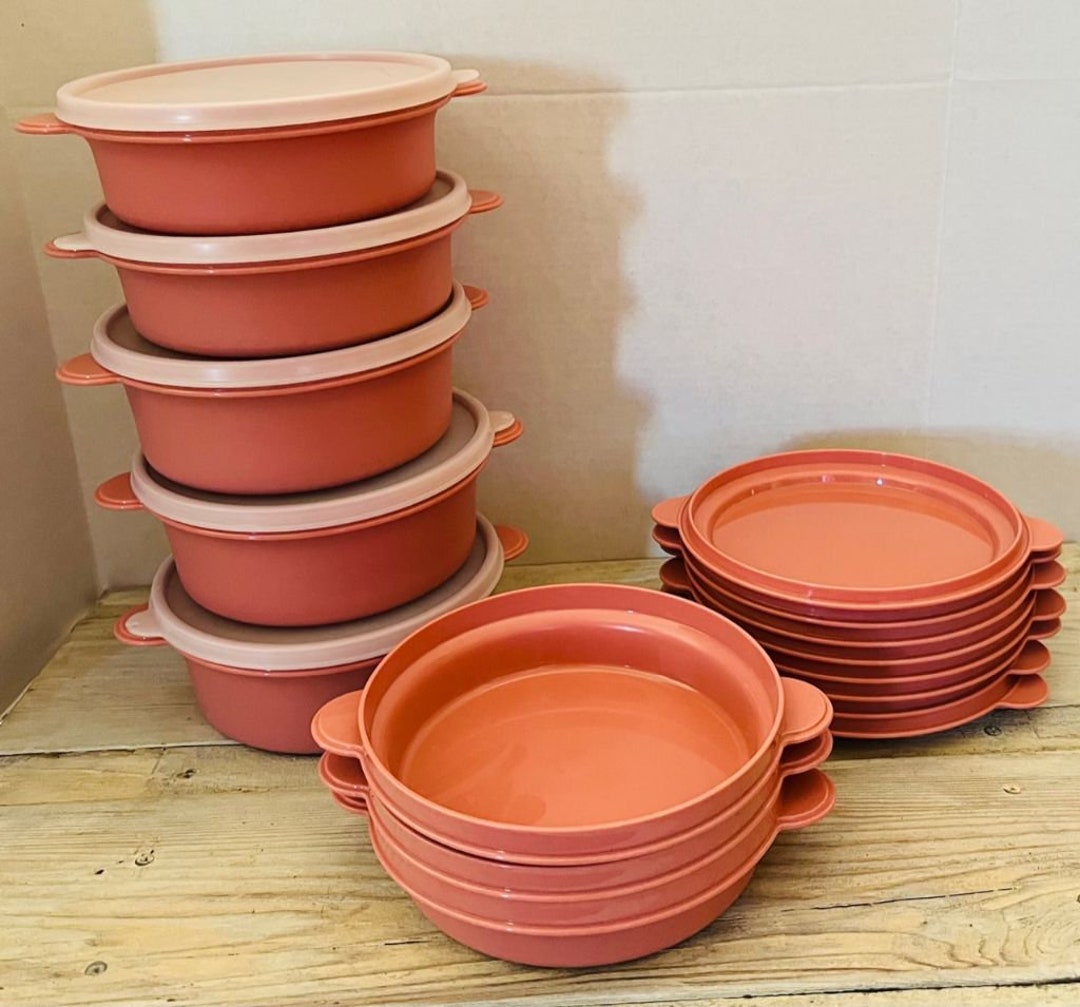 Tupperware Microwavable Bowls and Lids (22) - Etsy