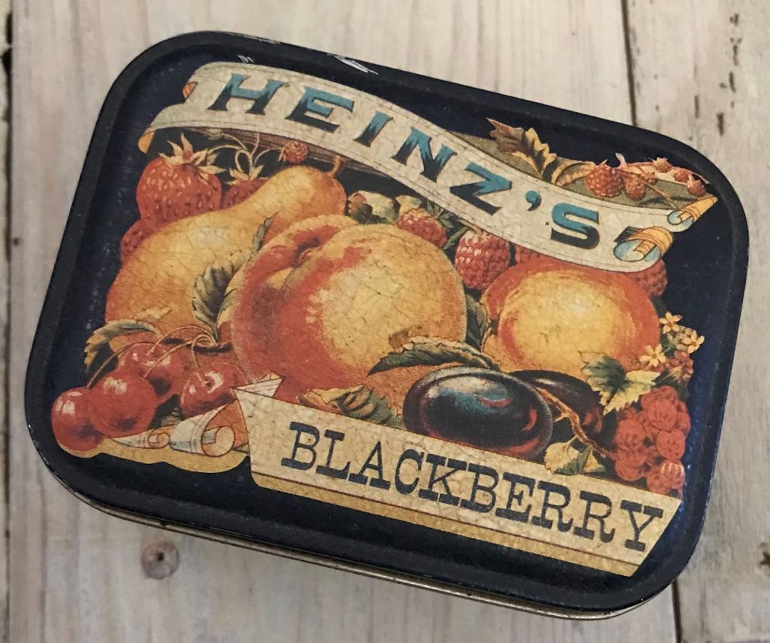 Vintage Heinz's Blackberry Tin - Etsy