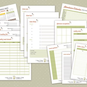 2025-2026, Charlotte Mason Homeschool Planner, Fall Theme, Large Bundle ...