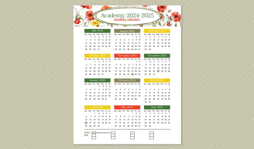 2024-2025, Charlotte Mason Homeschool Planner, Poppy Theme, Cover Page ...