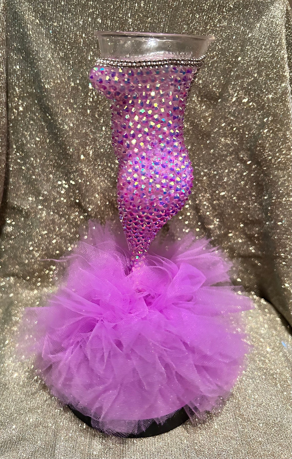 Bling Champagne Birthday Wedding Tutu Flute - Etsy