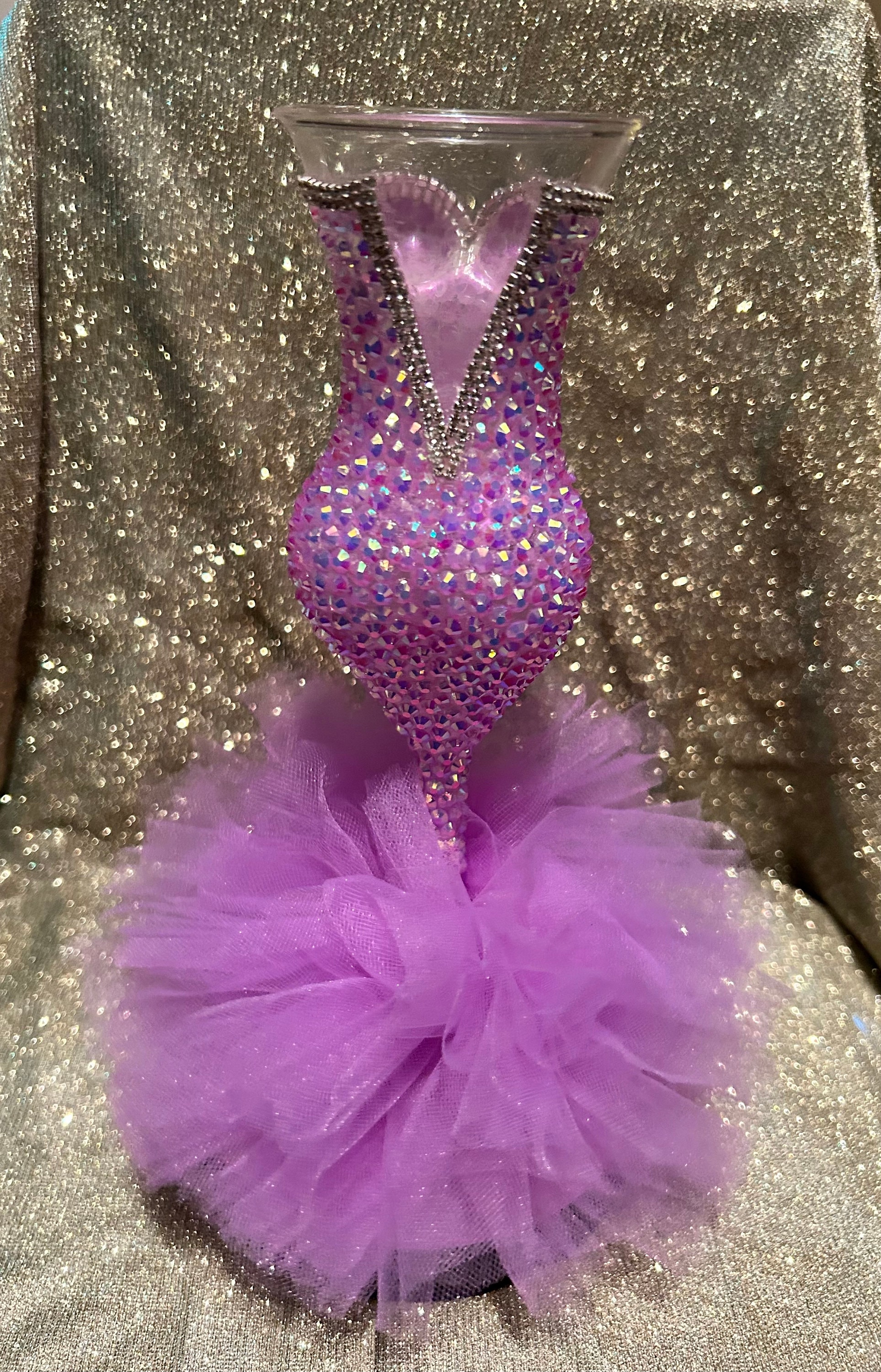 Bling Champagne Birthday Wedding Tutu Flute - Etsy