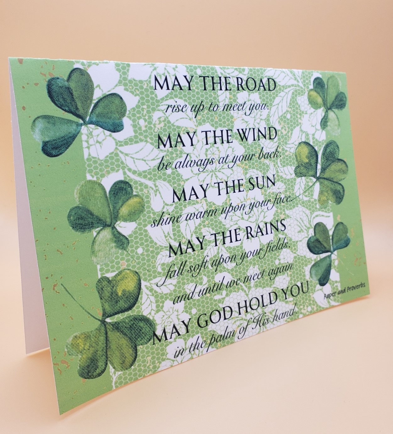 Irish Blessing Card Printable - Etsy