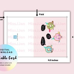 Doughnut Birthday Pun Card, Cute Donut Puns Birthday Card, Humor Funny ...