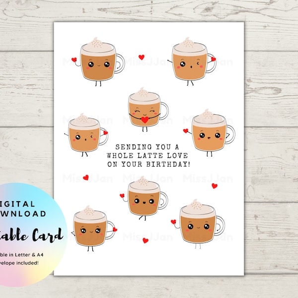 Coffee Pun Card - Etsy