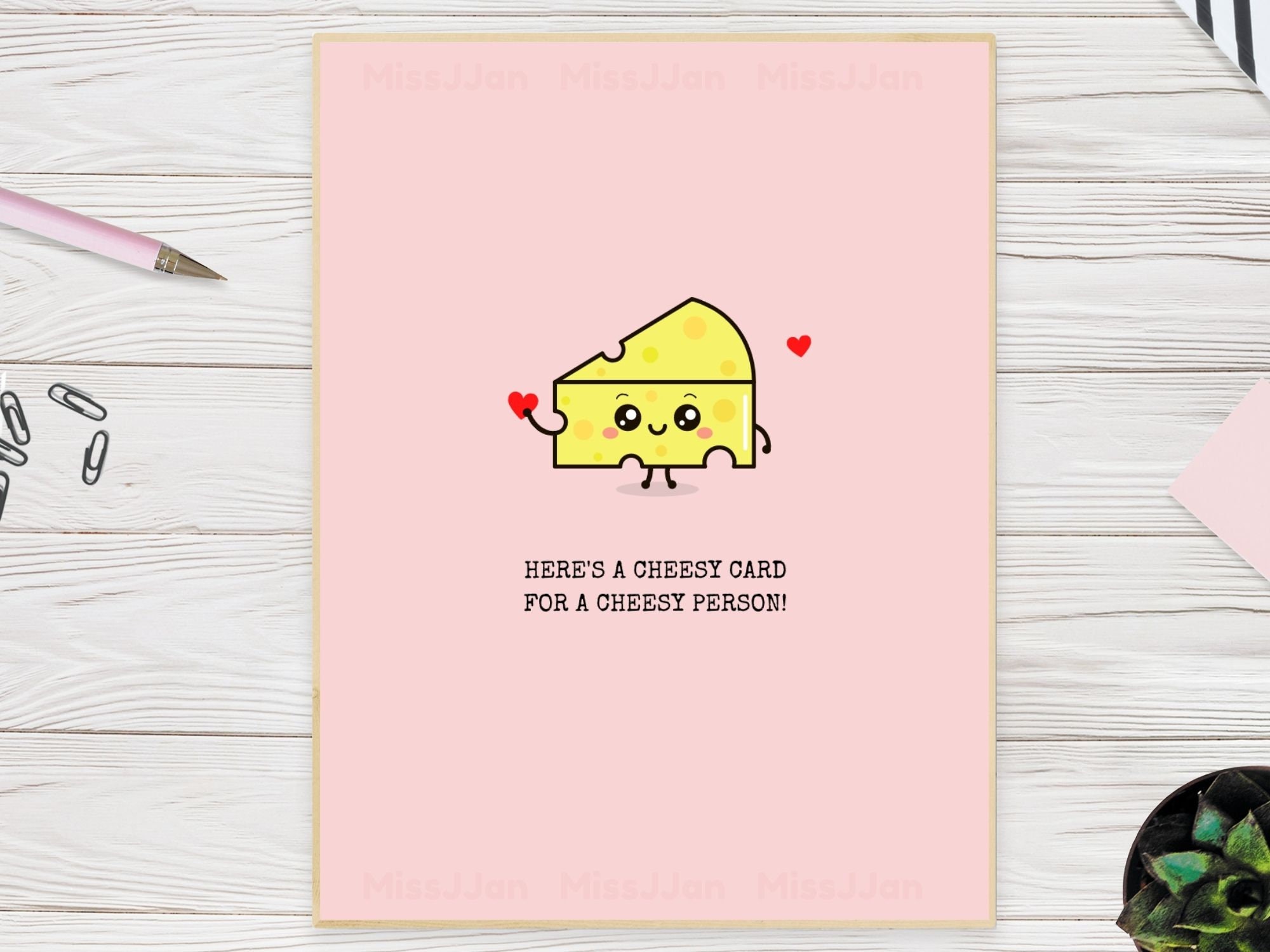 Valentine's Day Card Printable, Cheesy Card Printable, Valentine Gift ...