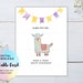 Llama Birthday Card, Alpaca Birthday Card, Funny Animal Pun Card ...