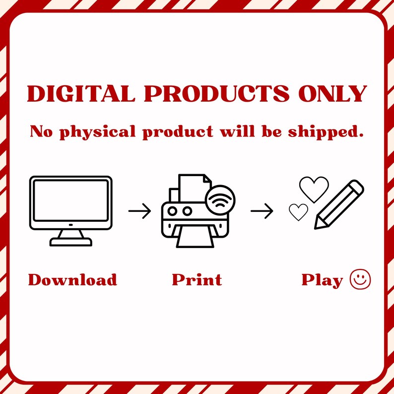 Christmas Game Bundle, 20 Xmas Party Games, PDF Printable Digital ...