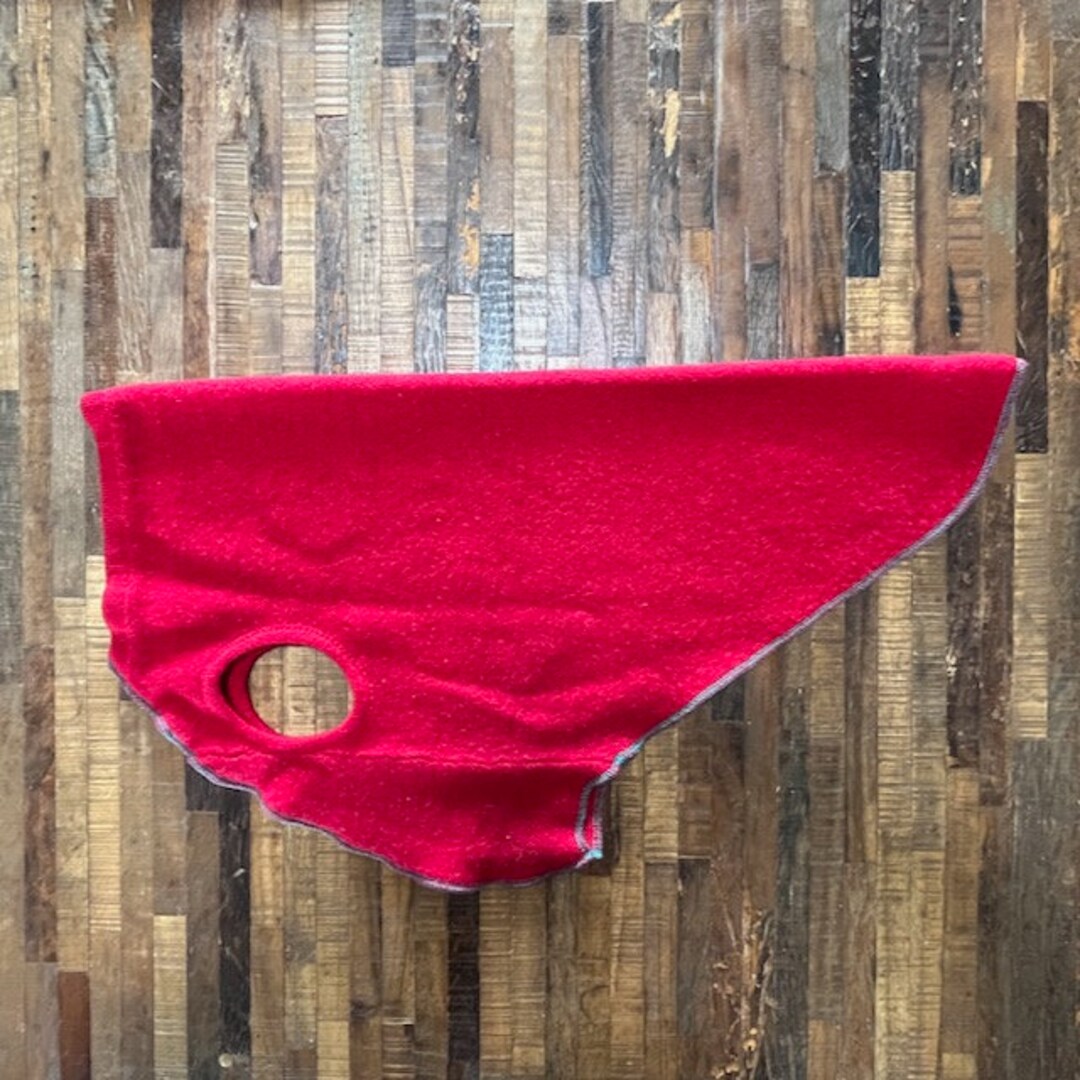 Repurposed Red Wool Dog Sweater Large Dog Sweater FITS 70-80 POUNDS ...