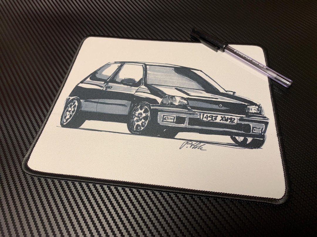 Renault Clio Williams Mouse Mat | Classic Car Rally Hot Hatch F1 ...