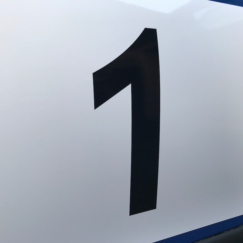 Race Car Numbers Decals - Etsy UK
