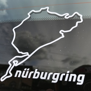 Nurburgring Sticker - Choose Your Colour | Race Rally Track Stance ...