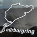 Nurburgring Sticker Choose Your Colour Race Rally Track Stance Modified ...