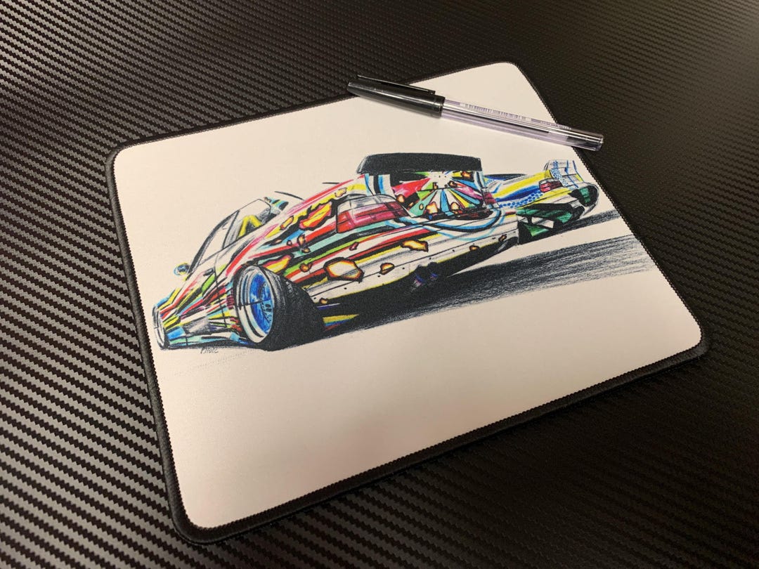 BMW E36 M3 Mouse Mat | Pad Modified Car Art Drift Lowered Stance DTM ...