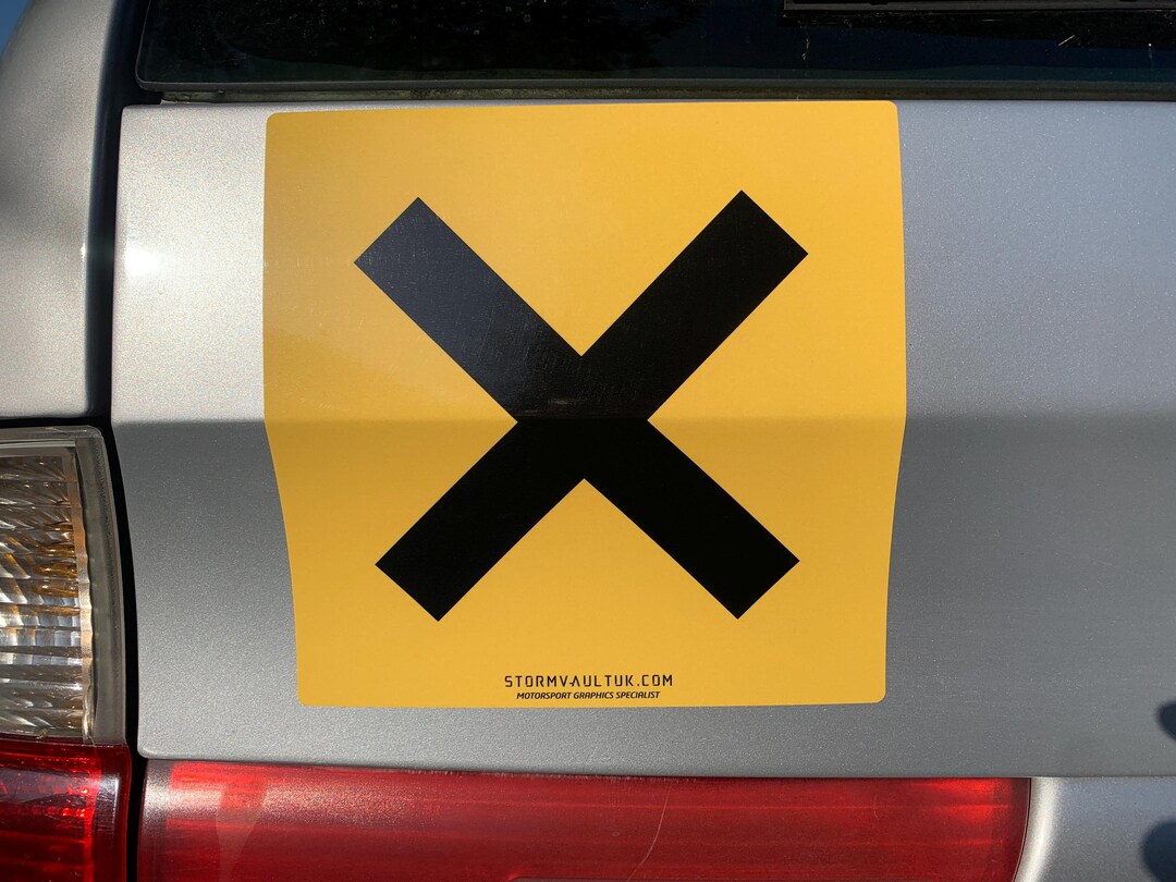 Motorsport UK Novice Cross Sticker | Race Rally MSA FIA Track Car Decal ...