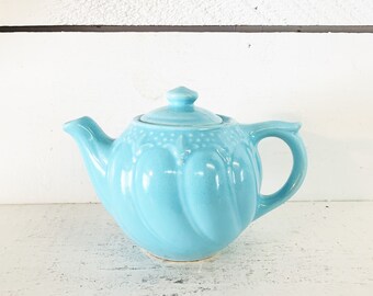 Blue Vintage Teapot | Etsy