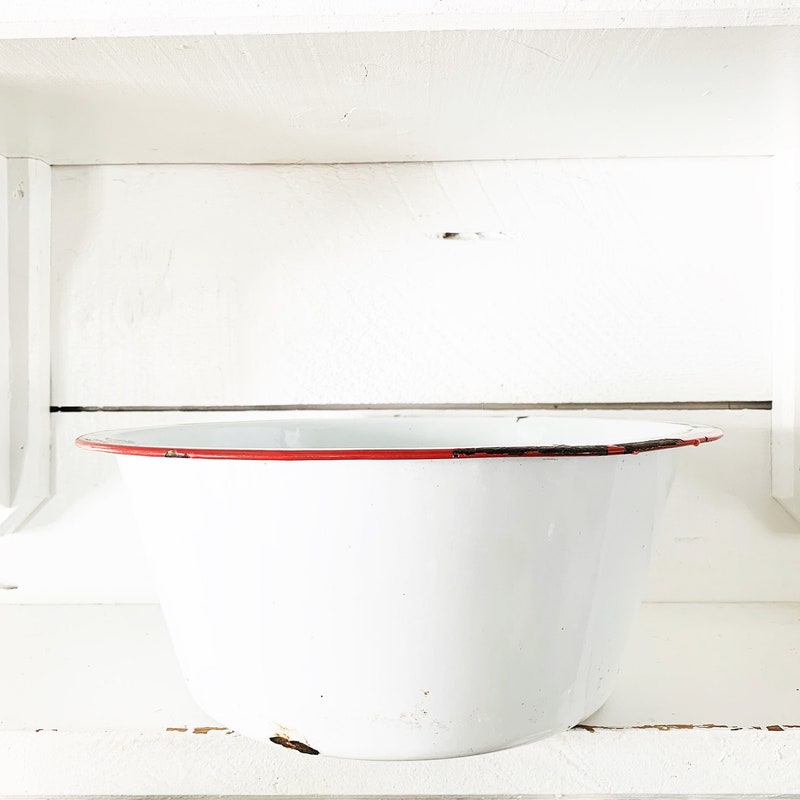 Enamel Wash Basin - Etsy