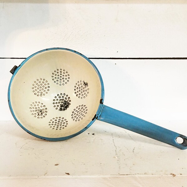 Enamel Colander - Etsy