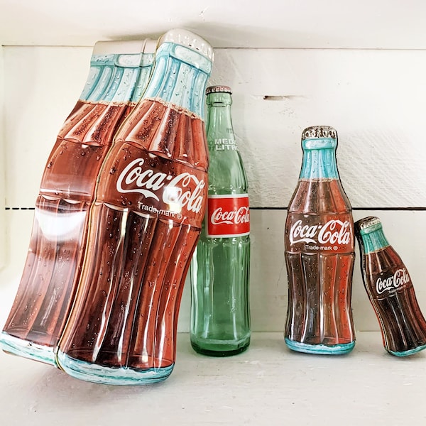 Large Vintage Coca Cola Bottle - Etsy