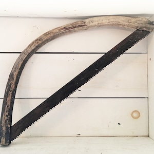 Primitive Wooden and Steel Bow Saw/farmhouse Kitchen Rustic - Etsy
