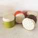 Tupperware Harvest Colored Spice Stack With Original Lids/shabby Chic ...