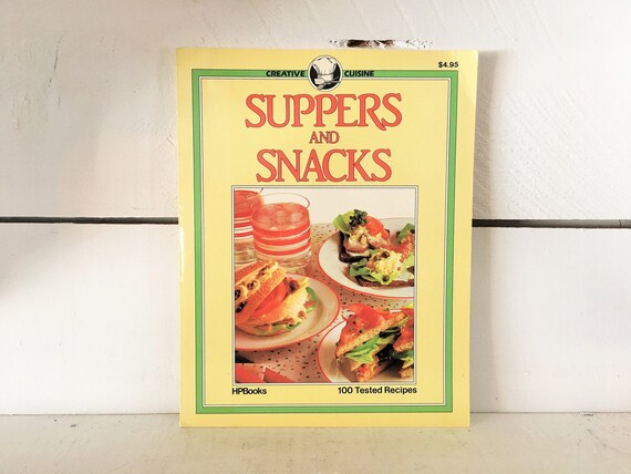 1985 Edition of HP Books Suppers and Snacks Cookbook/vintage | Etsy