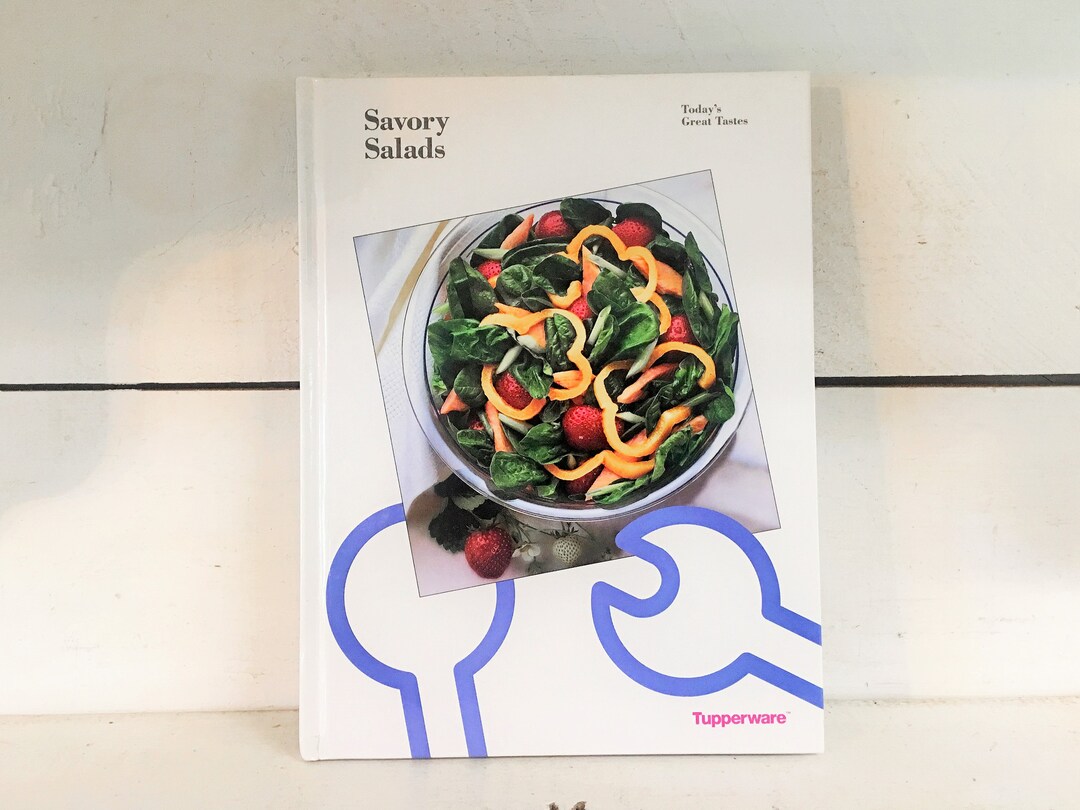 1994 Vintage Tupperware Savory Salads Cookbook/vintage Cookbook - Etsy