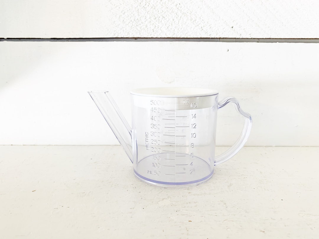 Vintage Ecko Clear Plastic Covered 2 Cup Measuring Cup 2 Cup Measure ...
