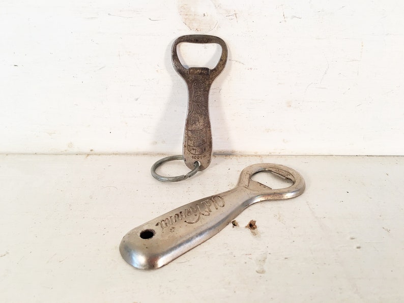 Pair of Advertising Vintage Bottle Openers/famrhouse Kitchen - Etsy