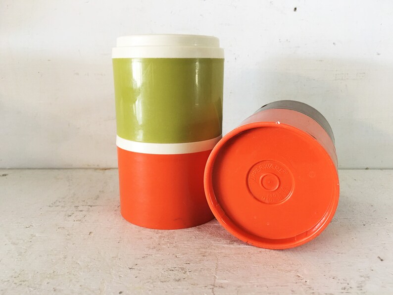 Tupperware Harvest Colored Spice Stack With Original | Etsy