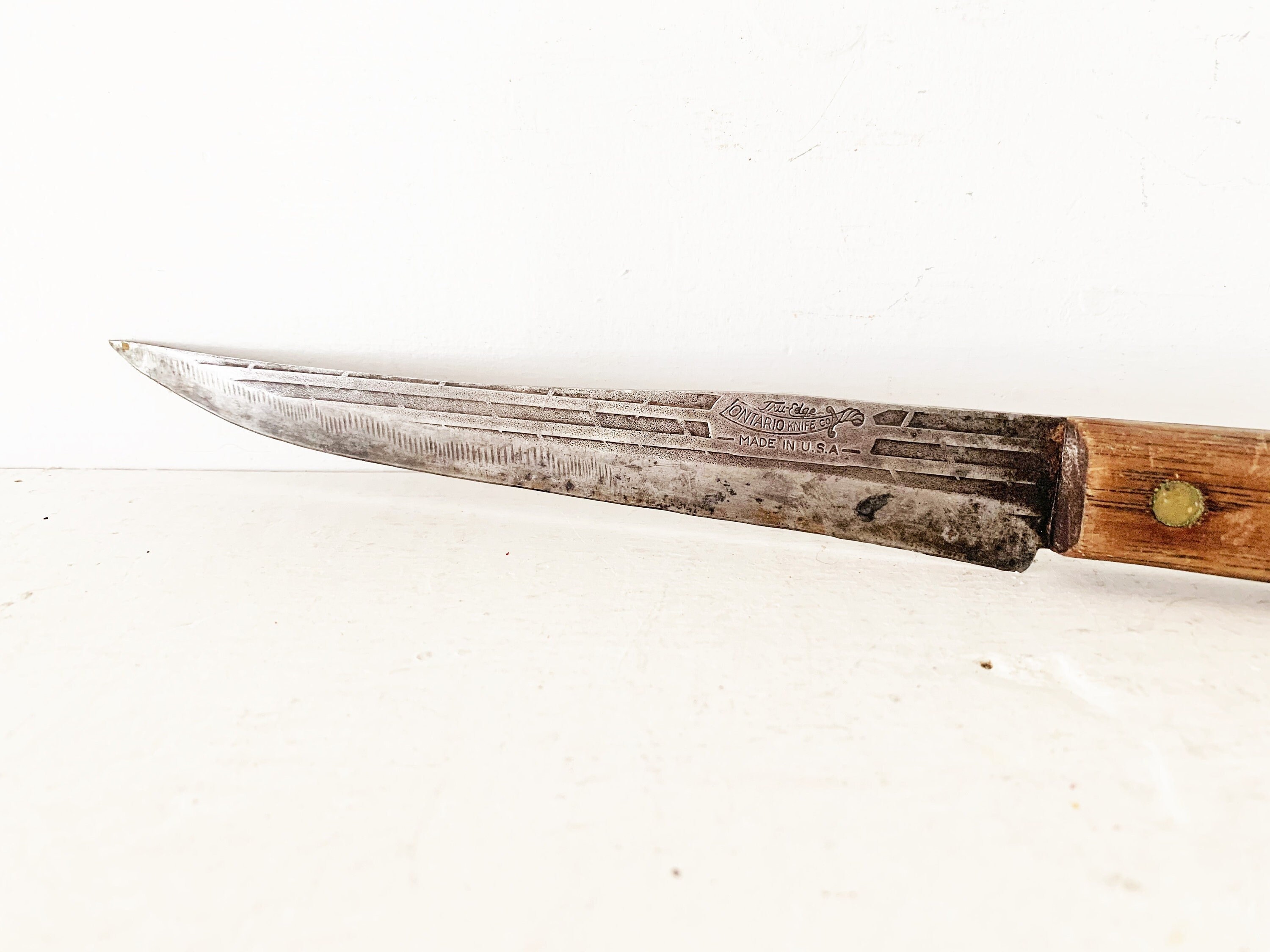 Vintage old Hickory Tru Edge Ontario Knife Co. USA - Etsy