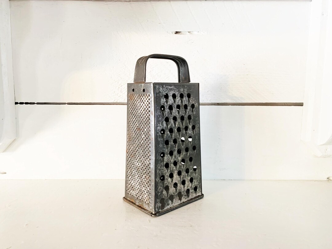 Vintage Bromco Standing Kitchen Box Grater Rustic Farmhouse Kitchen Box ...
