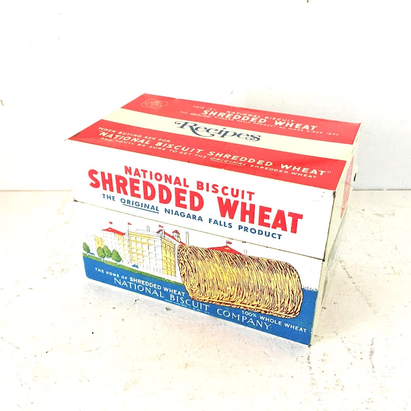 Old Recipe Metal Box - Etsy