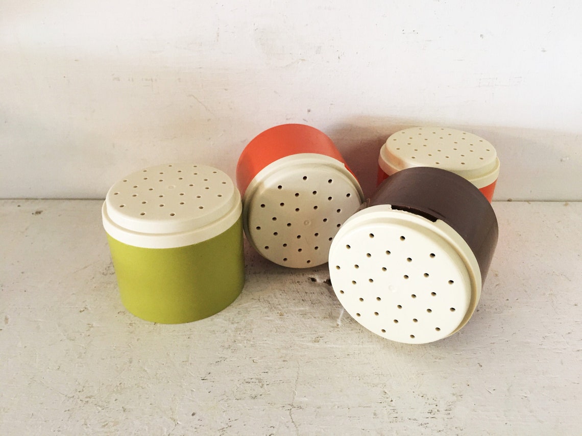 Tupperware Harvest Colored Spice Stack With Original | Etsy