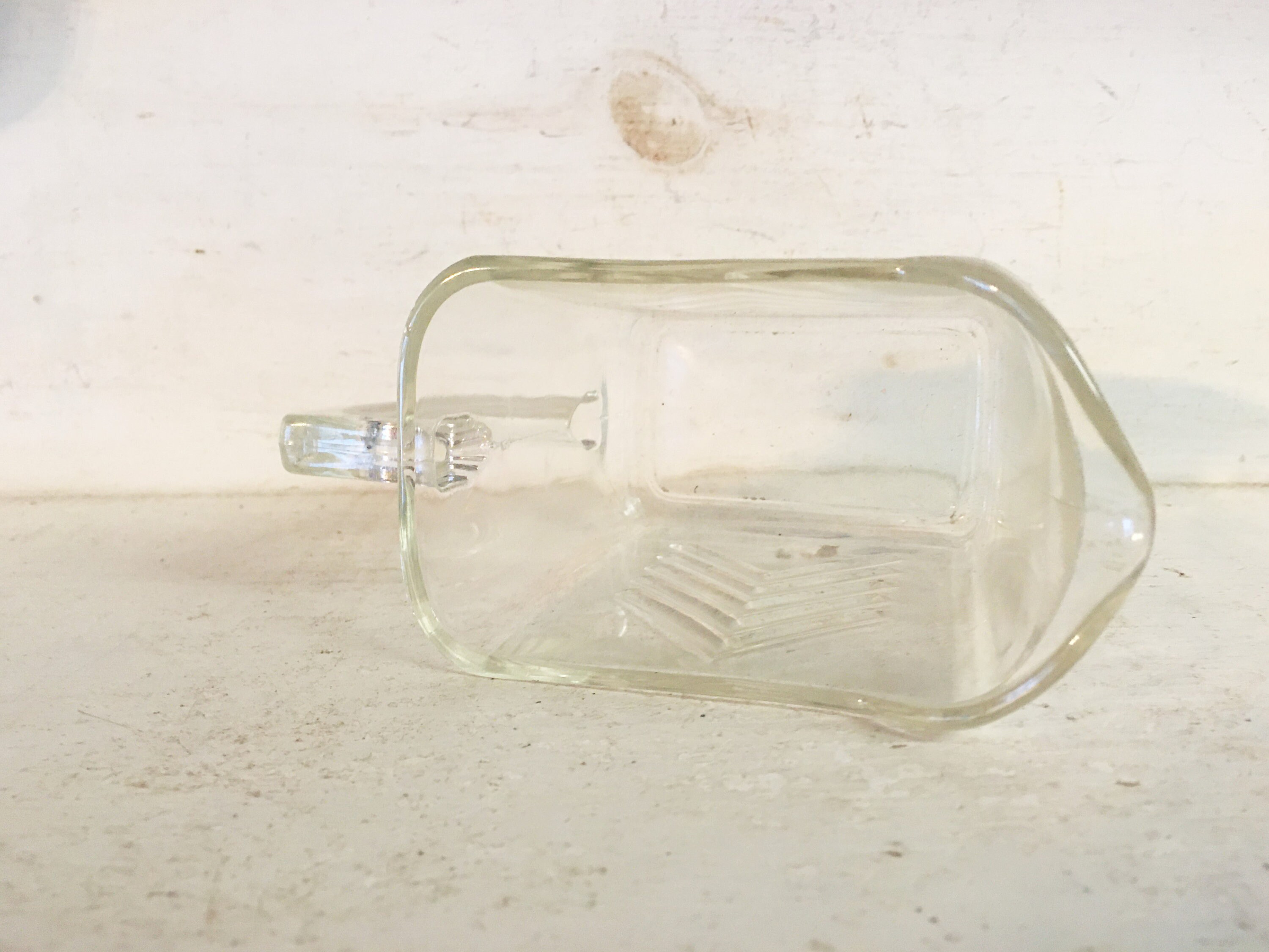 Vintage Hazel Atlas Chevron Pattern Dispenser/Creamer/Clear | Etsy