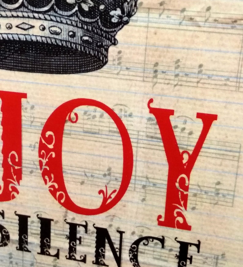 Music Sign Enjoy the Silence Gift for Friend Housewarming - Etsy