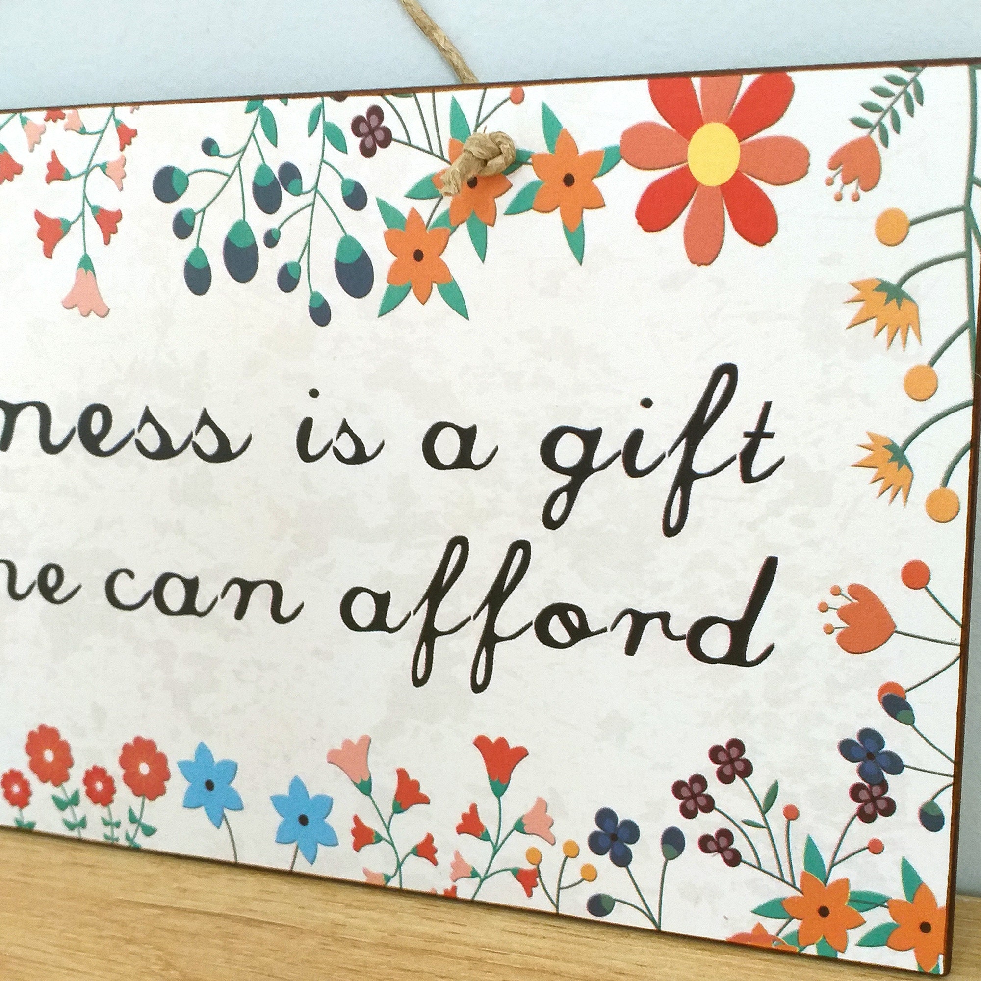 Kindness Quote Wood Sign: Vintage Style Home Decor - Etsy