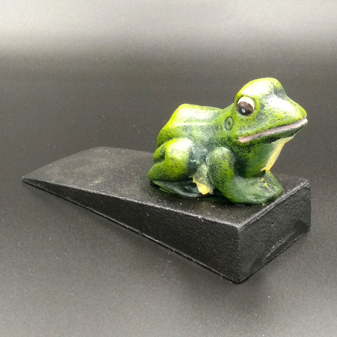 Door Stop, Cast Iron Frog Doorstopper, Heavy Door Wedge, Frog Décor ...