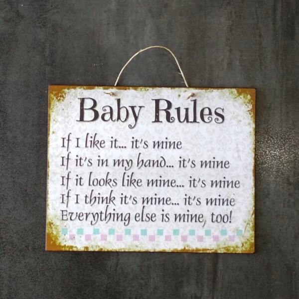 Room Rules Sign - Etsy