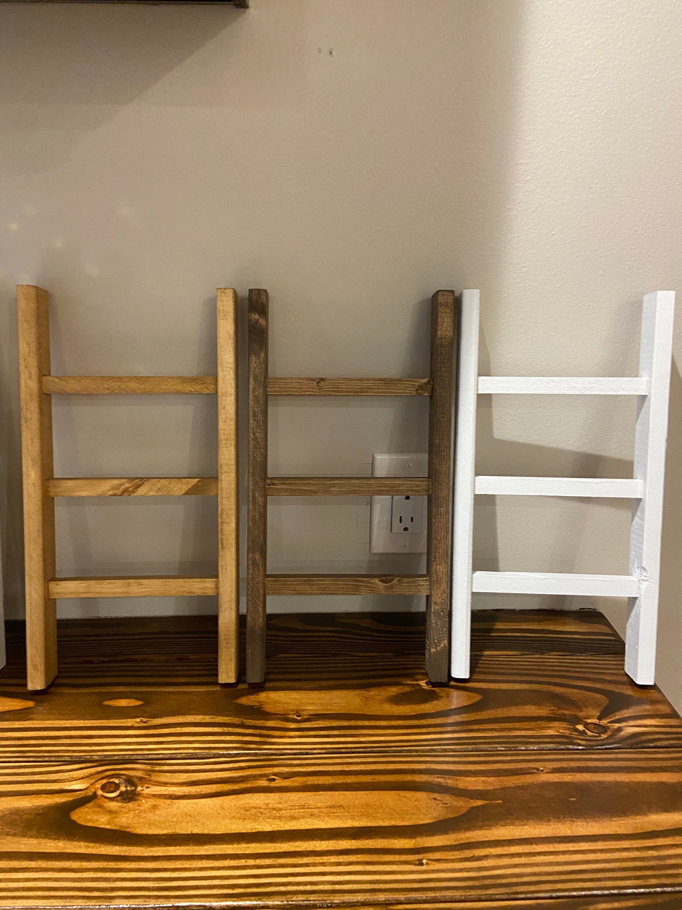 Wood Ladder for Dish Towel Display. Handmade and Are Available - Etsy